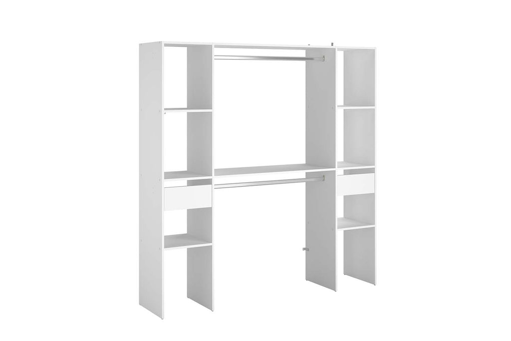 Spogliatoio 6 ripiani + 2 cassetti + 2 armadi funzionali Elysée – Concept-U Italia